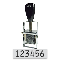 Stock Numberers | Rubber Stamp Champ