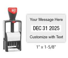 Cosco 2160 Custom Date Stamp | Rubber Stamp Champ