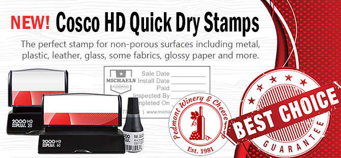 2000 Plus HD Series Quick Dry Stamps | Rubber Stamp Champ