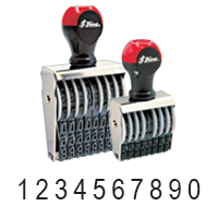 Number Stamping | Rubber Stamp Champ