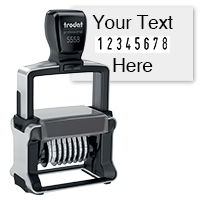 Alpha Numeric Stamps | Rubber Stamp Champ