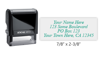 Ideal 4913 Self-Inking Return Address Stamp | Rubber Stamp Champ