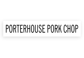 Porterhouse Pork Chop Stamp | Rubber Stamp Champ