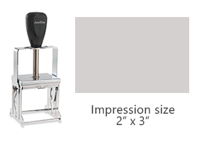 JustRite 93-PL Plain Self-Inker | Rubber Stamp Champ