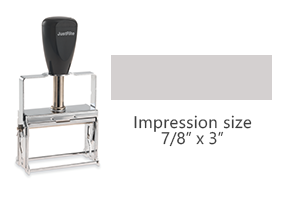 JustRite 34-PL Plain Self-Inker | Rubber Stamp Champ