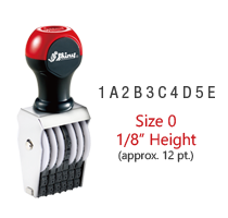 Non-Self-Inking Alphanumeric Stamps | Rubber Stamp Champ