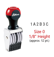 Non-Self-Inking Alphanumeric Stamps | Rubber Stamp Champ