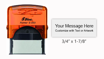 Shiny Color Splash Stamps | Rubber Stamp Champ