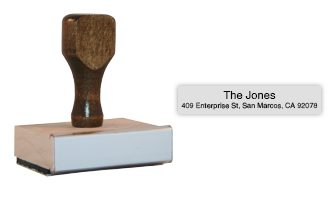 2 Line Address Hand Stamp | Rubber Stamp Champ
