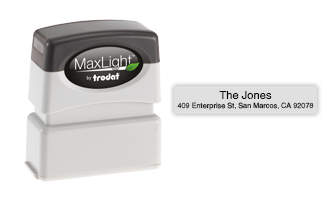 2 Line Address Pre-Inked MaxLight XL-75 | Rubber Stamp Champ