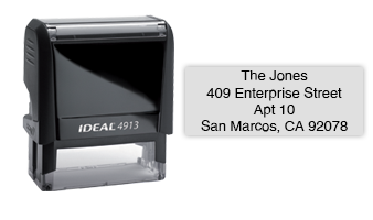 4 Line Address Self-Inking Ideal 4913 | Rubber Stamp Champ