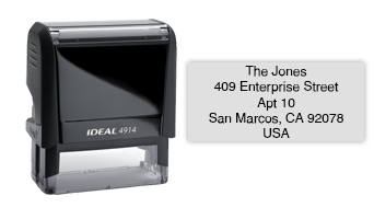 5 Line Address Self-Inking Ideal 4914 | Rubber Stamp Champ