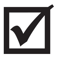 Check Mark in Box Rubber Stamp | Rubber Stamp Champ