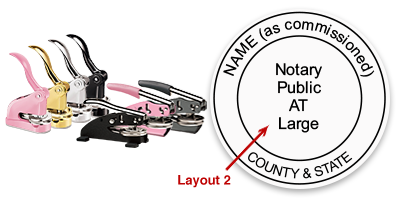 Tennessee Notary Embosser with Expiration Date | Rubber Stamp Champ