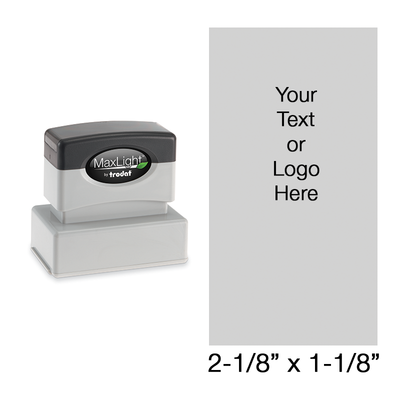 MaxLight XL-125 Vertical Pre-Inked Stamp | Rubber Stamp Champ