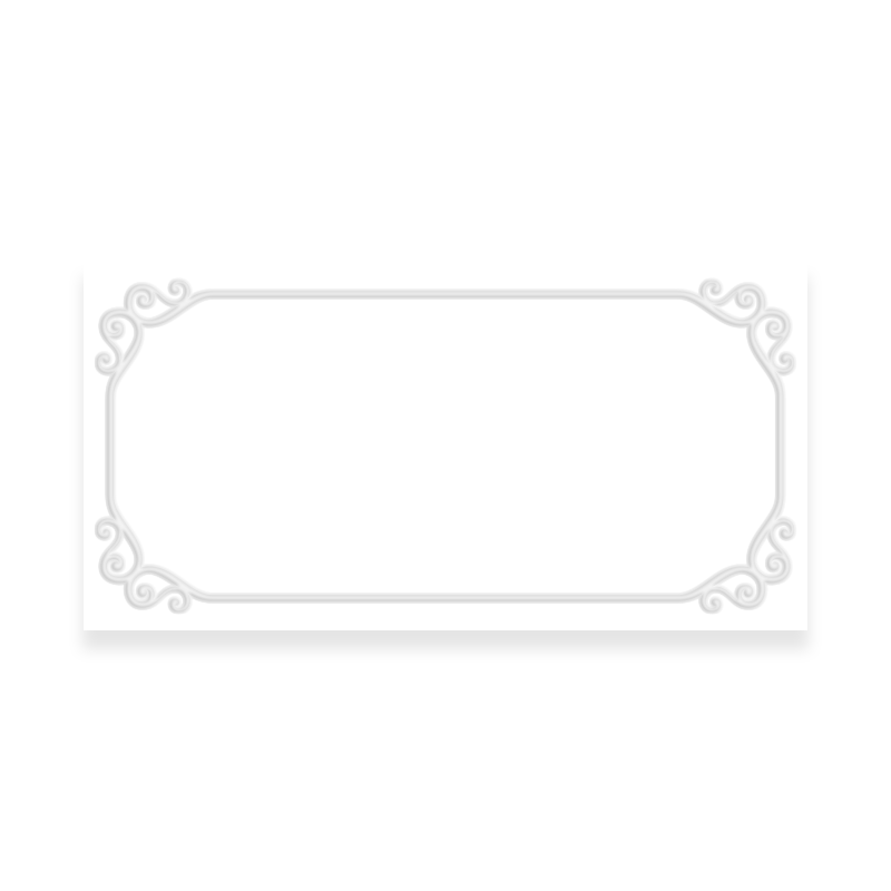 Shiny Custom Embosser, Solid Line & Picket Border, 1" x 2" | Rubber ...