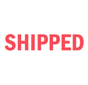 Shipped Stock Message Stamp | Rubber Stamp Champ