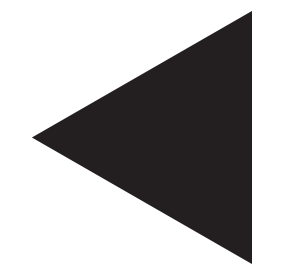 Arrow No Tail or Play Icon Rubber Stamp | Rubber Stamp Champ