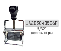 Comet Alpha-Numeric Stamps | Rubber Stamp Champ