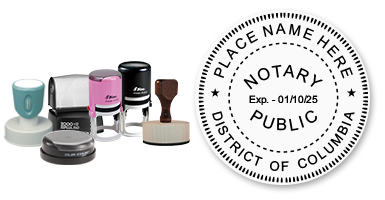 District of Columbia Notary Stamps & Seals | Rubber Stamp Champ