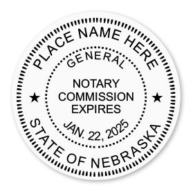 Nebraska Notary Public Embossing Seal | Rubber Stamp Champ