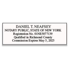 New York Notary Public Stamp | Rubber Stamp Champ