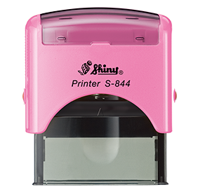 Shiny S-844 Self-Inking Pink Stamp | Rubber Stamp Champ