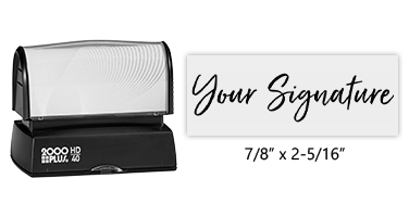 Signature Rubber Stamp | Rubber Stamp Champ