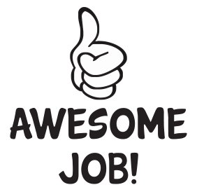 Awesome Job Teacher Stamp | Rubber Stamp Champ