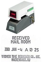 Widmer T-3 Electronic Time & Date Stamp, LED